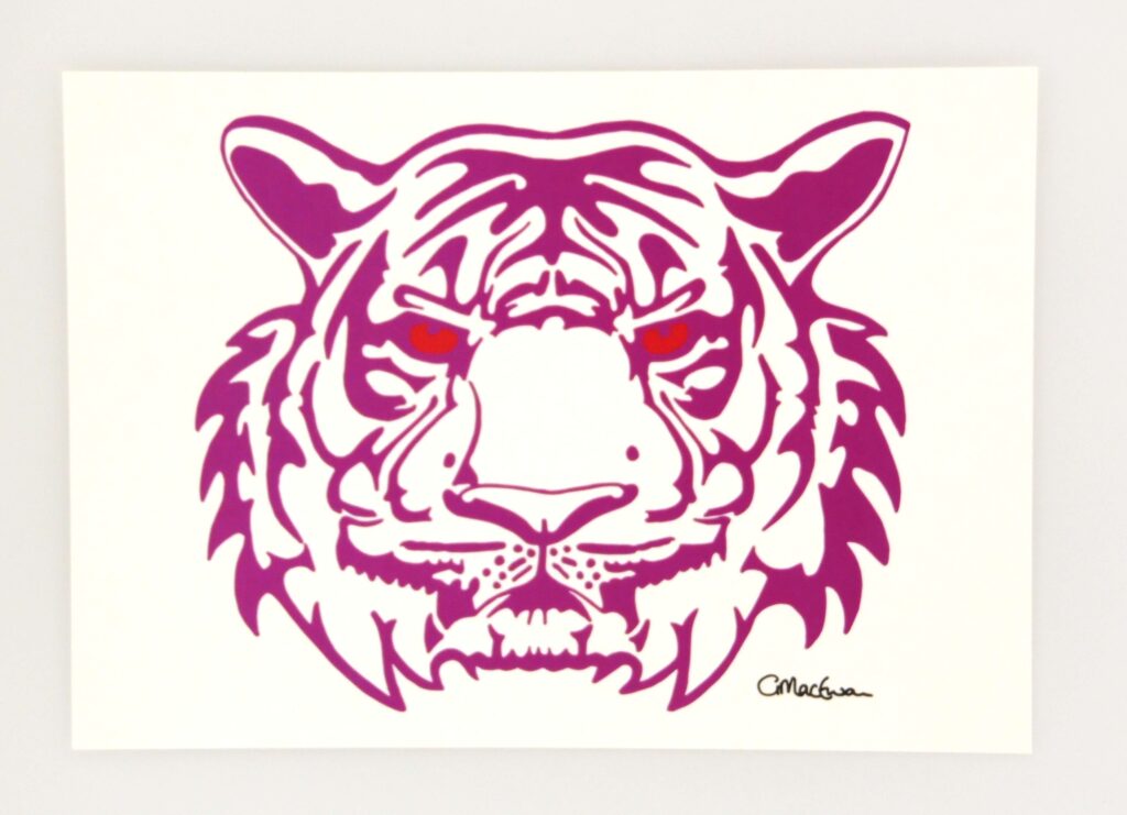 The Purple Tiger - My Inspirational Art